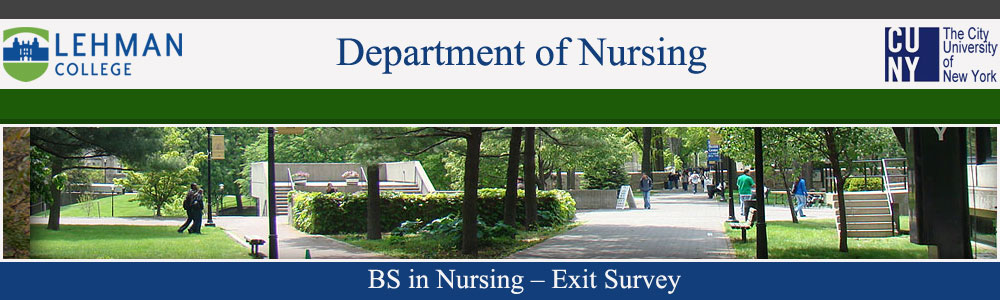 Undergraduate Exit Survey